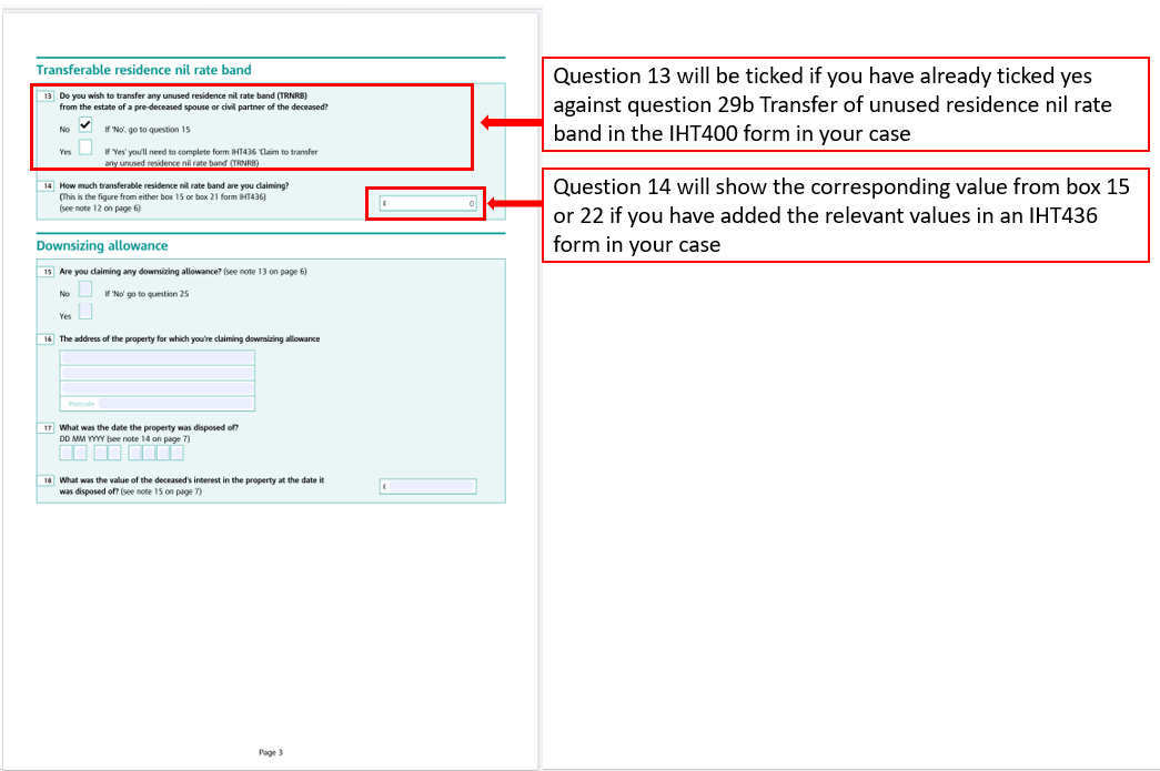 How do I prepare an IHT435 form?